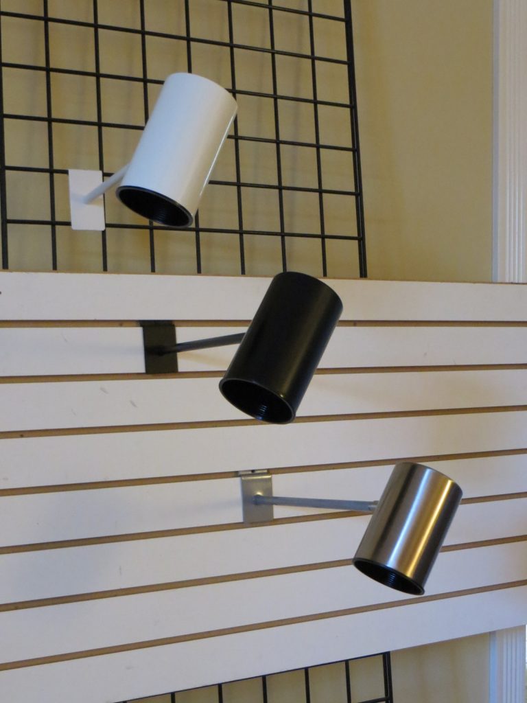 3 X 5 Gridwall Slatwall or Slotted Standard Display Light Fixture - S.T ...